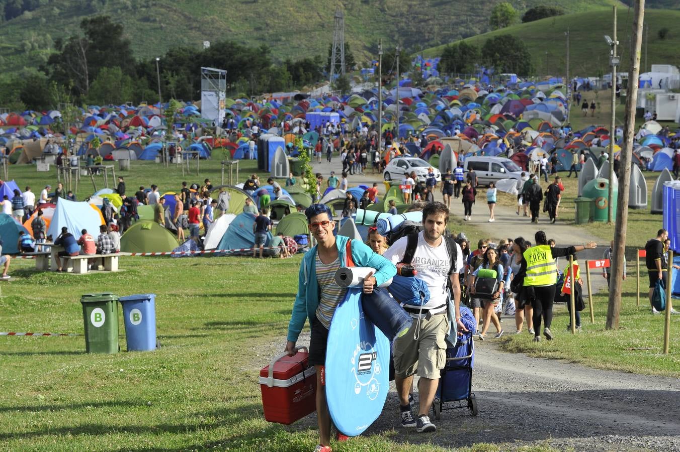 Kobetamendi ya acoge a los festivaleros - elcorreo.com