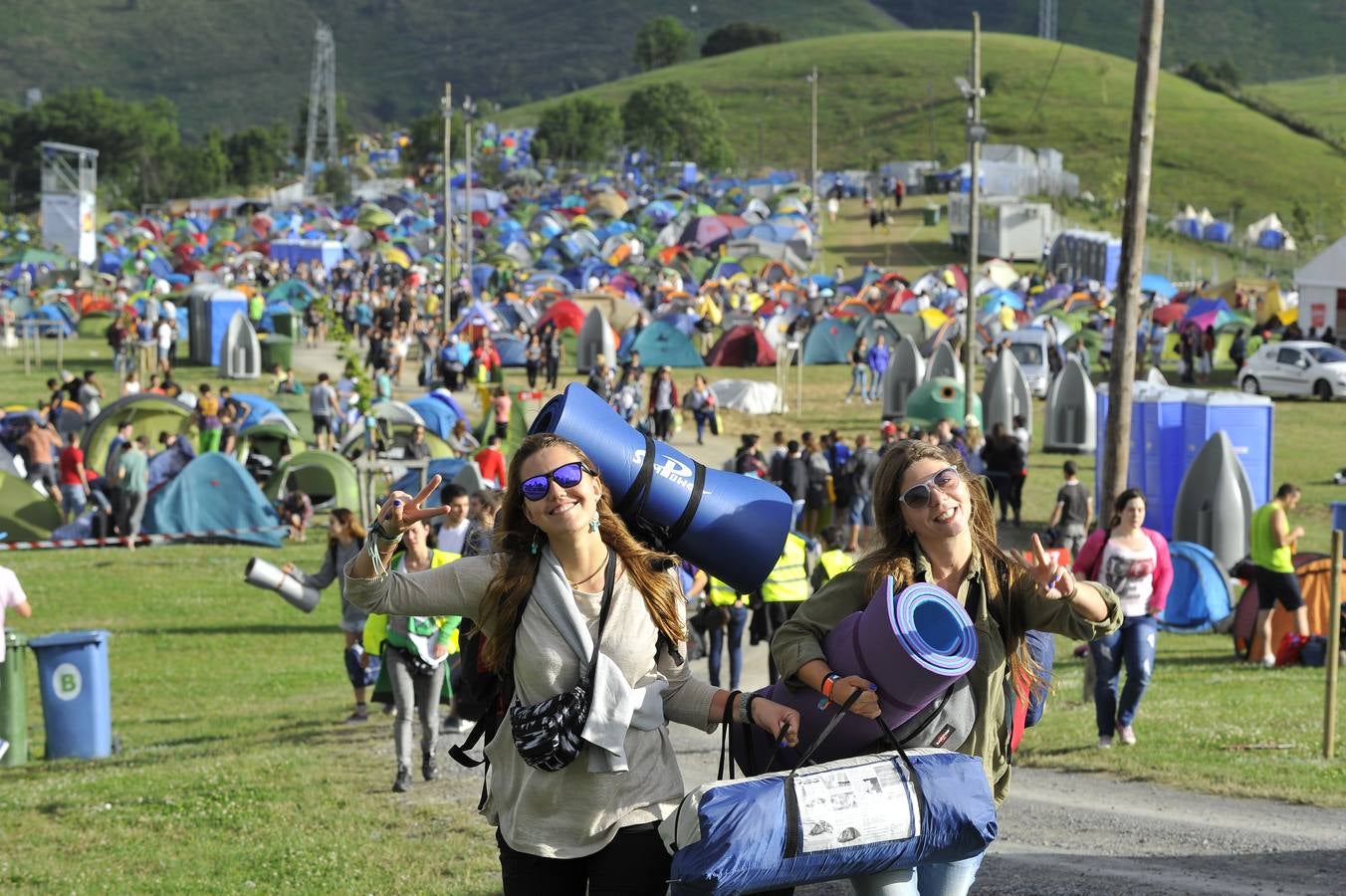 Kobetamendi ya acoge a los festivaleros - elcorreo.com