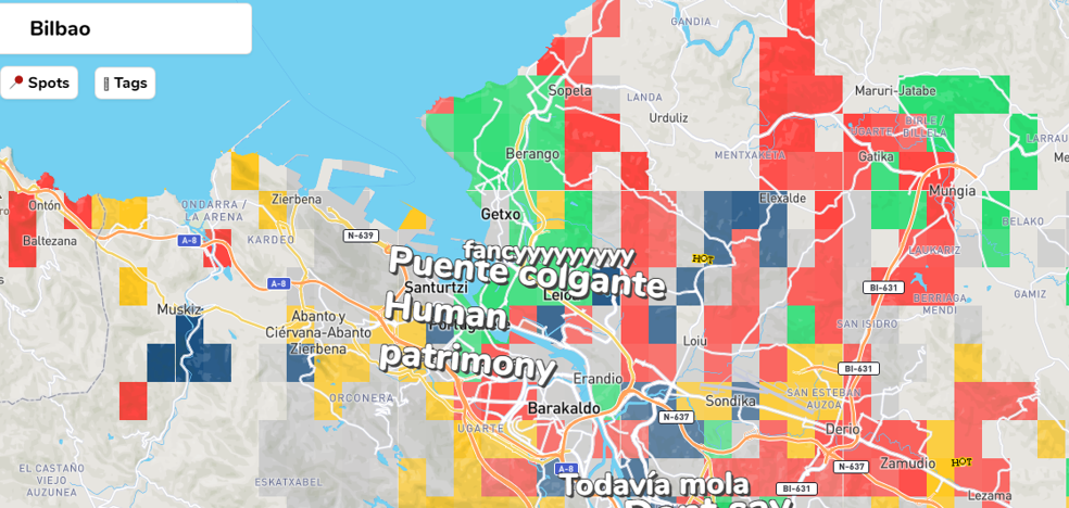 Hoodmaps app | El mapa que te describe el barrio de Bilbao donde vives ...