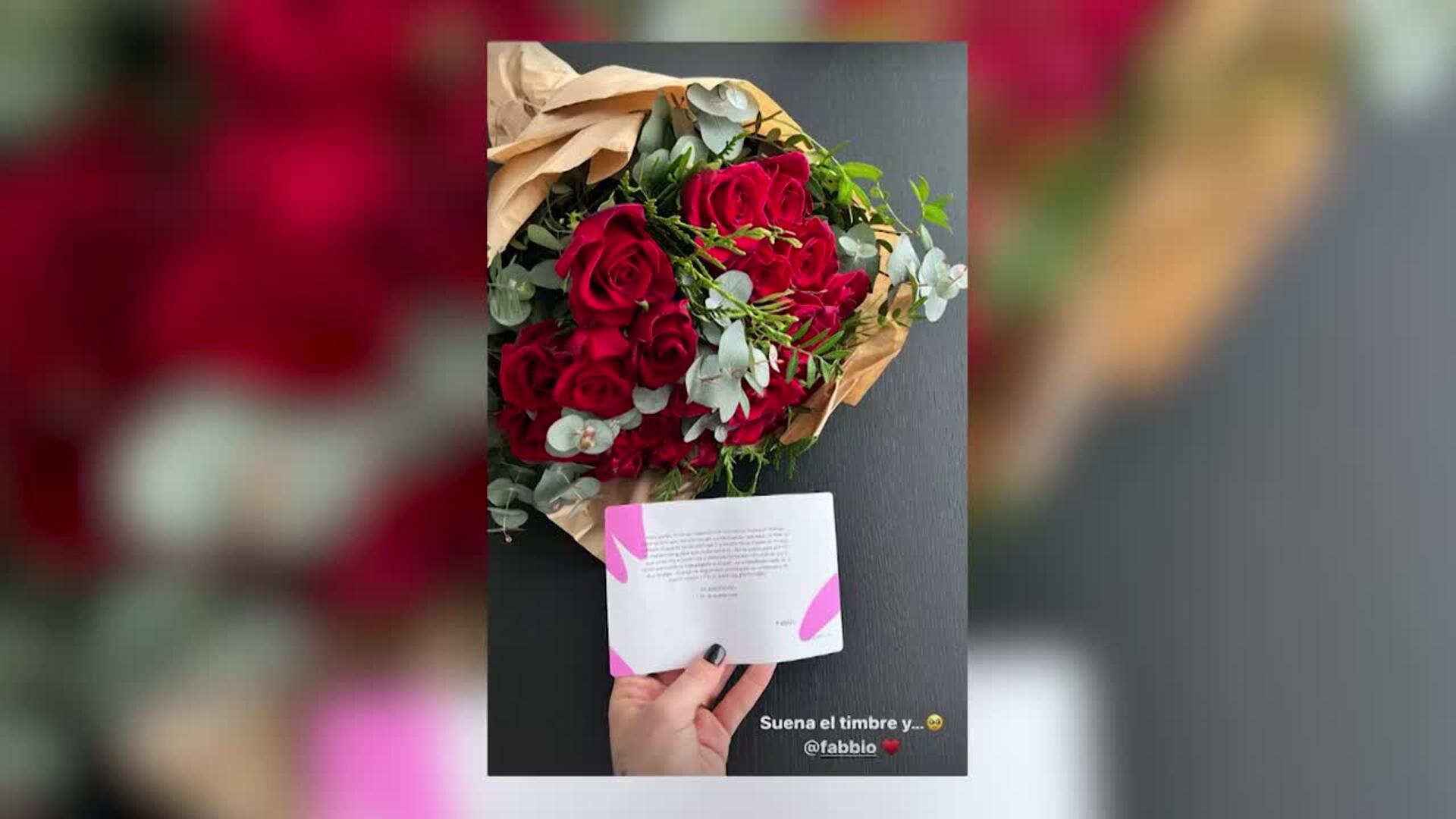 Violeta comienza el día de los enamorados de la forma más romántica ...