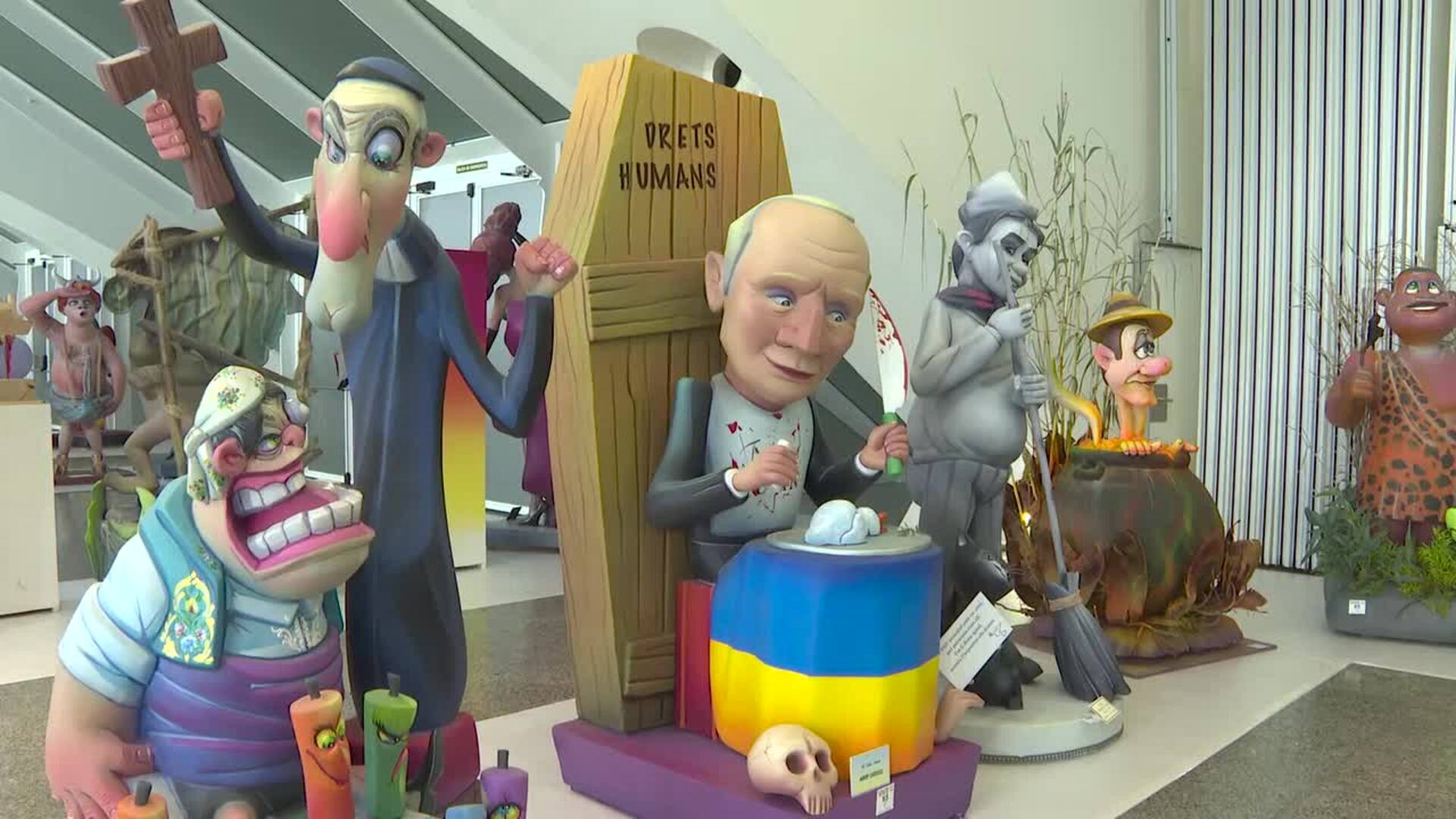 La sátira domina la 'Exposició del Ninot' con la incorporación de Putin ...