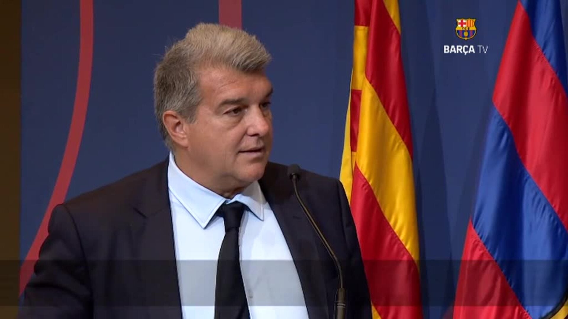 Laporta: "Hay unos ataques feroces para ensuciar nuestro escudo, que no ...